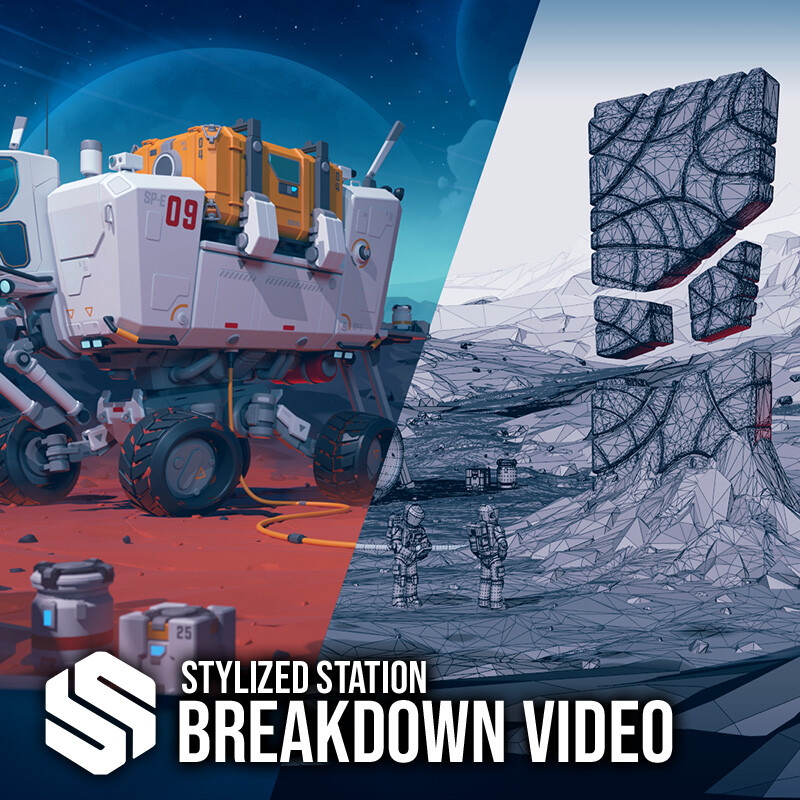 ArtStation - Space Rover Breakdown Video