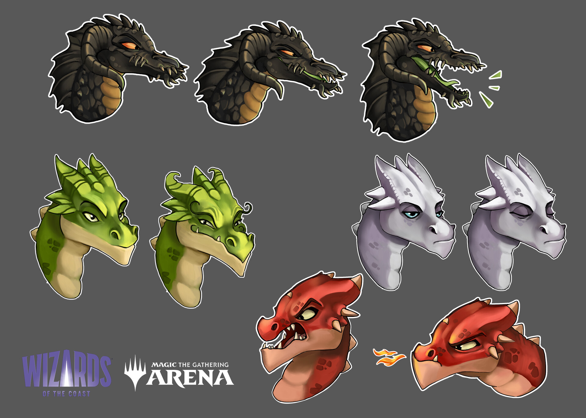 ArtStation - MTG Arena Sticker Emotes