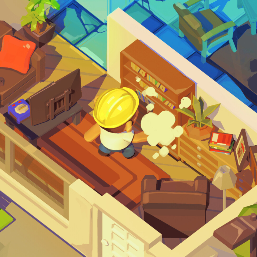 ArtStation - Cleaning game concept