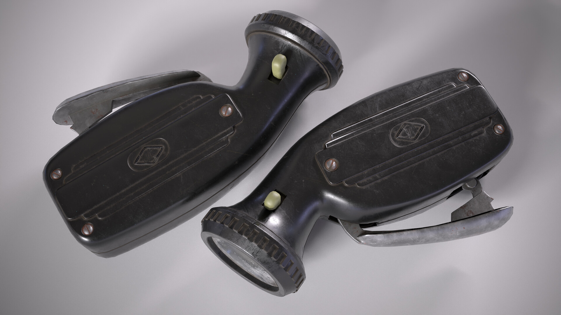 ArtStation - Old soviet dynamo flashlight