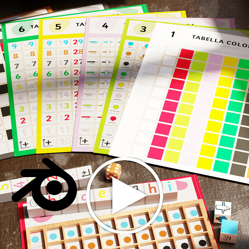 ArtStation - Logic Cubes - Board Game