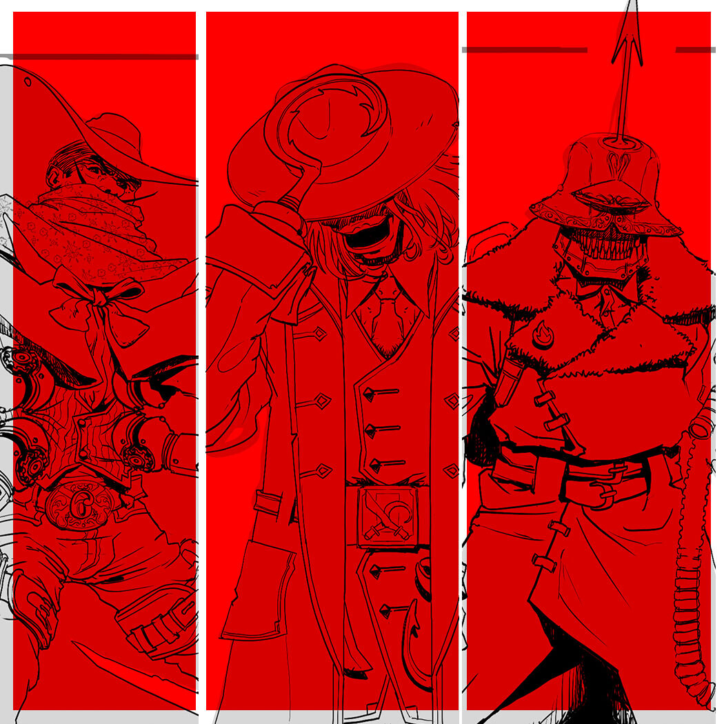 ArtStation - Puppet master- fan art Sketches