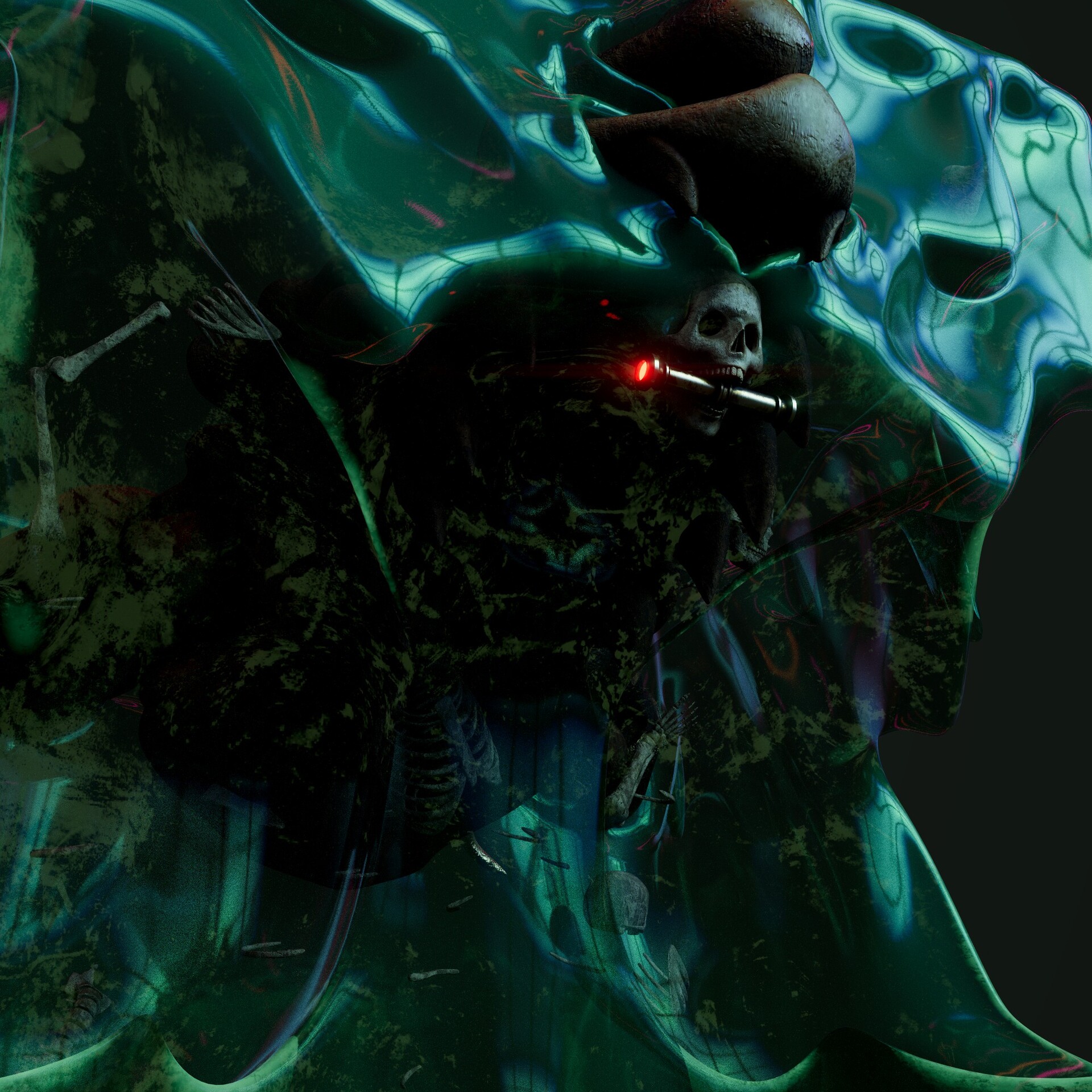 ArtStation - THE ELDER SLIME - D&D CONCEPT MONSTER