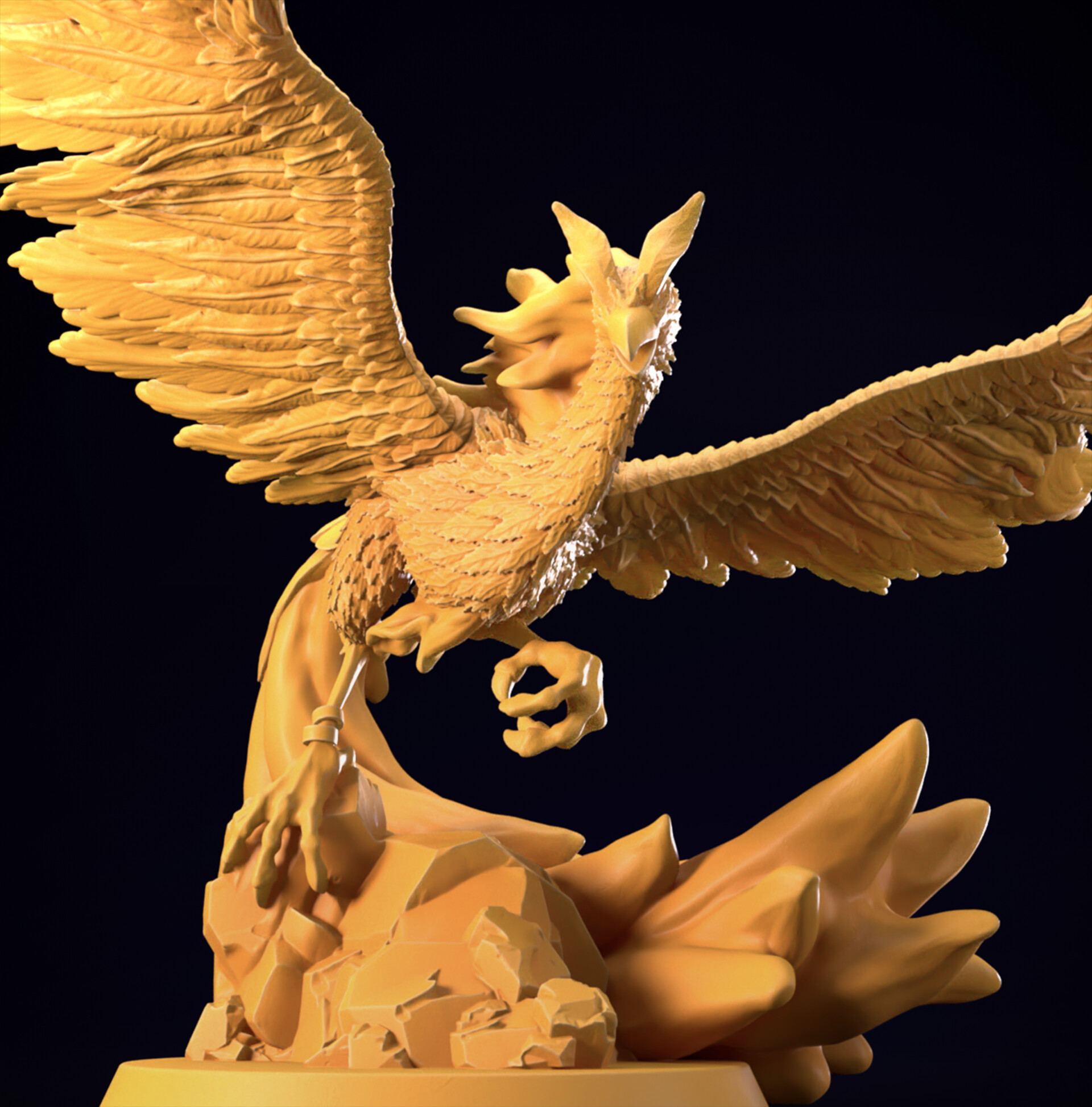 ArtStation - Fire Bird Elemental