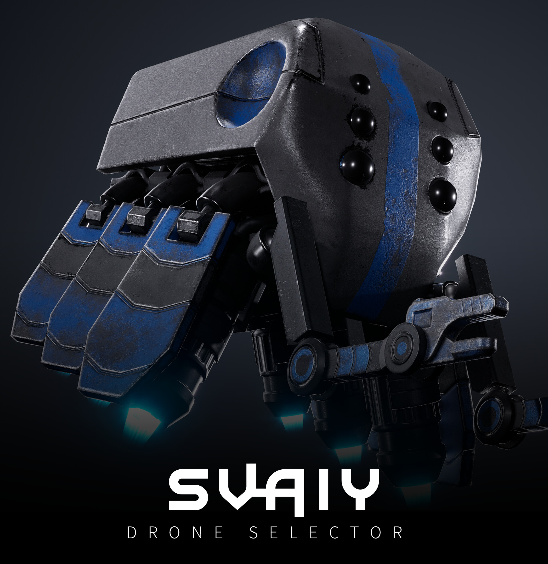 ArtStation - DRONE SELECTOR | 3D CHARACTER