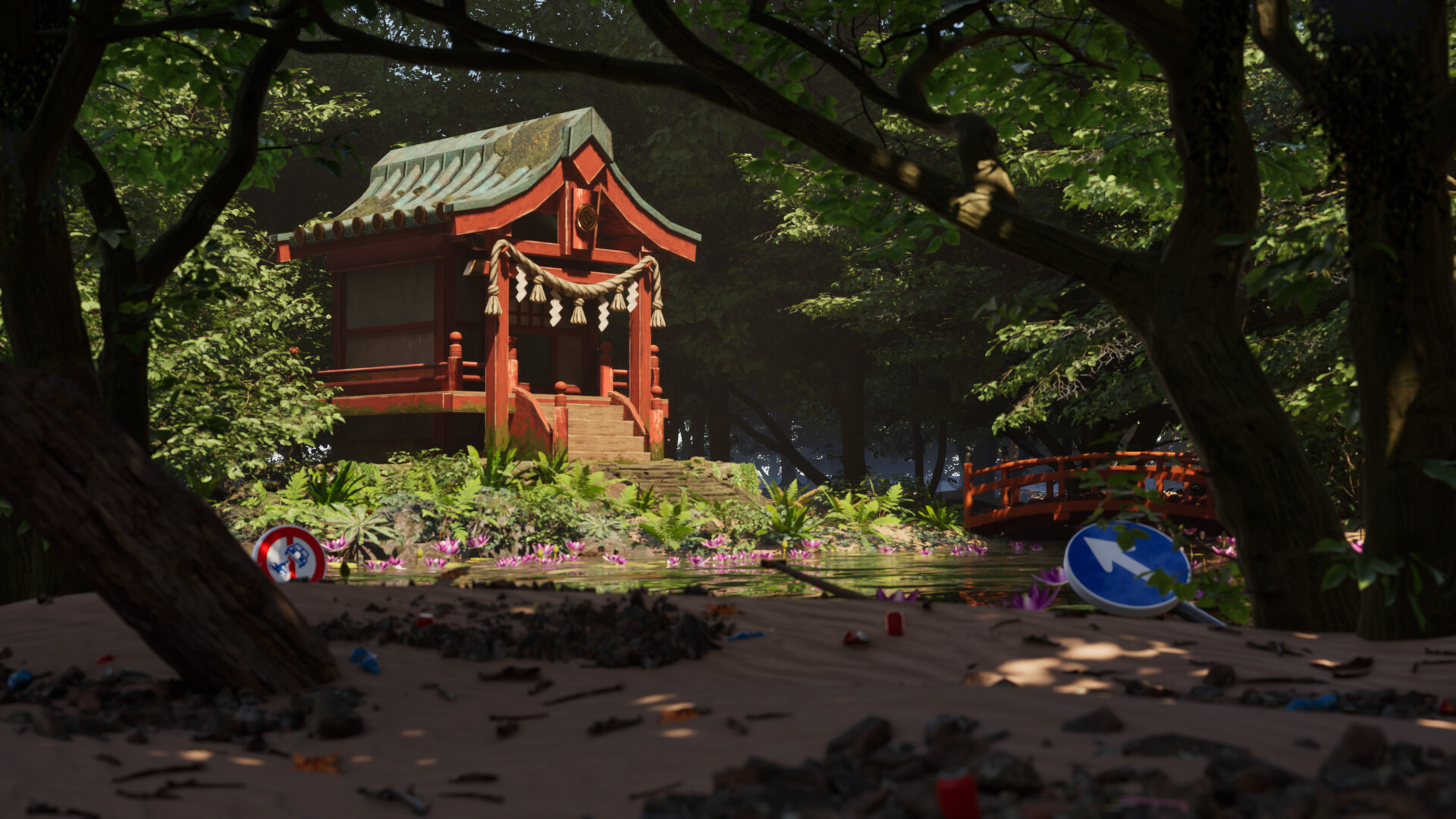 ArtStation - Shinto shrine