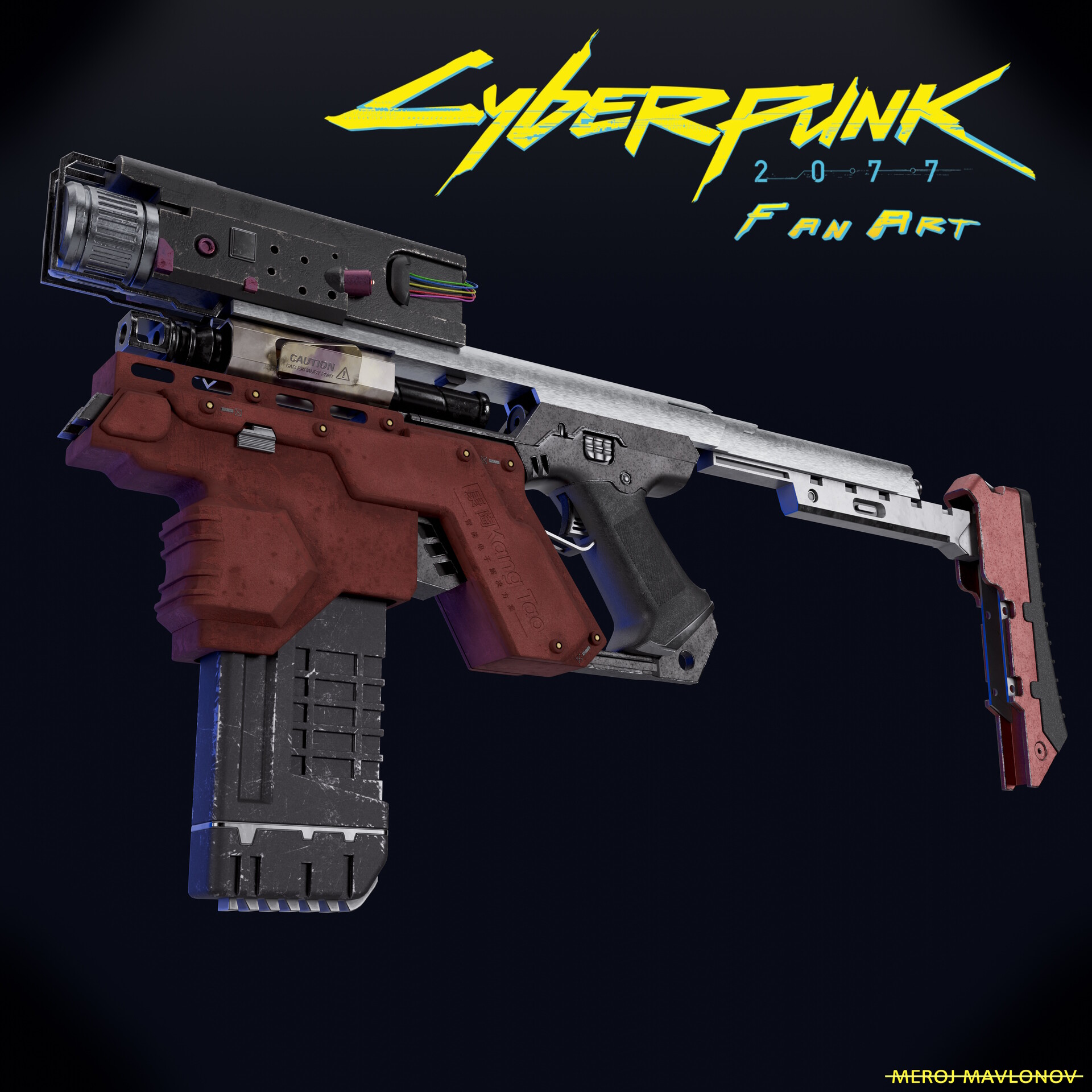 ArtStation - Kang Tao G-58 DIAN - Cyberpunk 2077 Fan Art