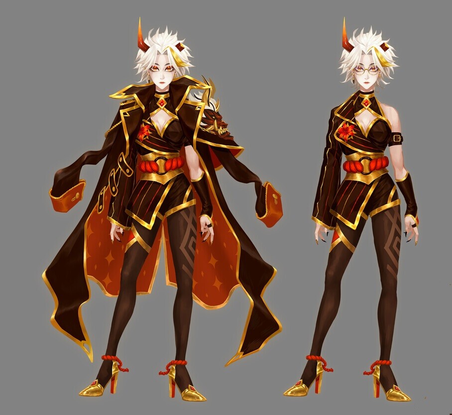 ArtStation - Character Design - Modern Oni Slayer of Demons