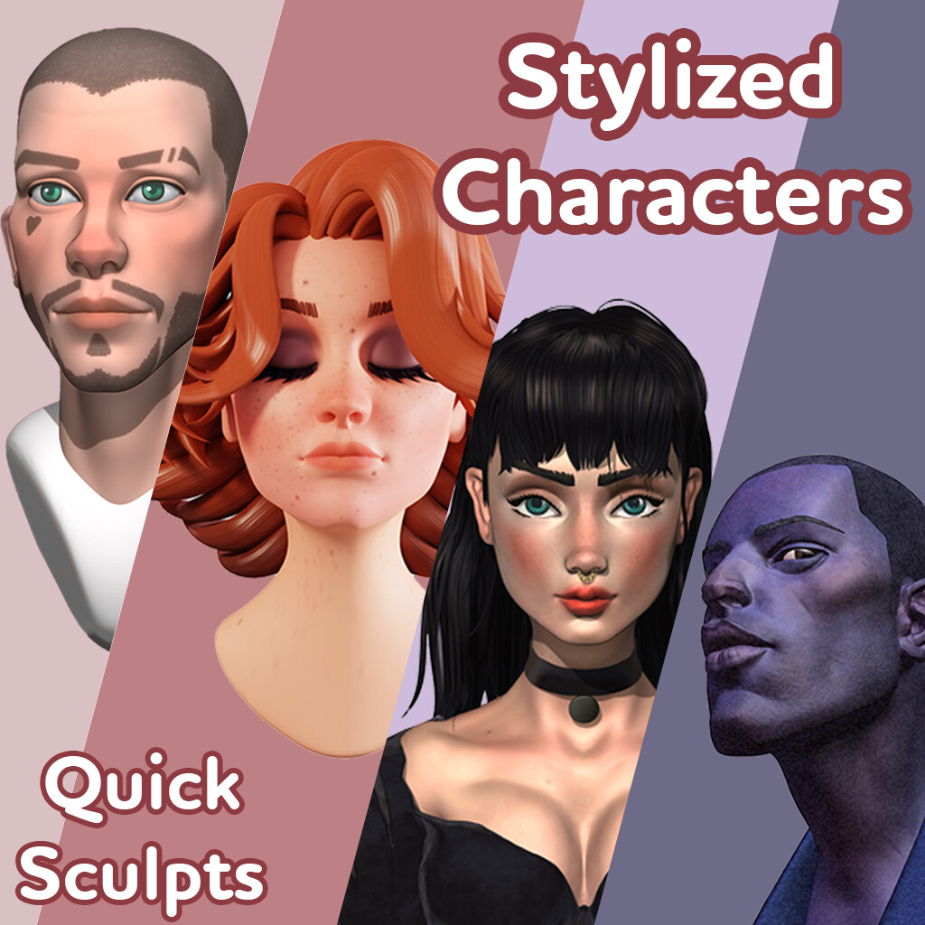 ArtStation - Stylized Character Portraits