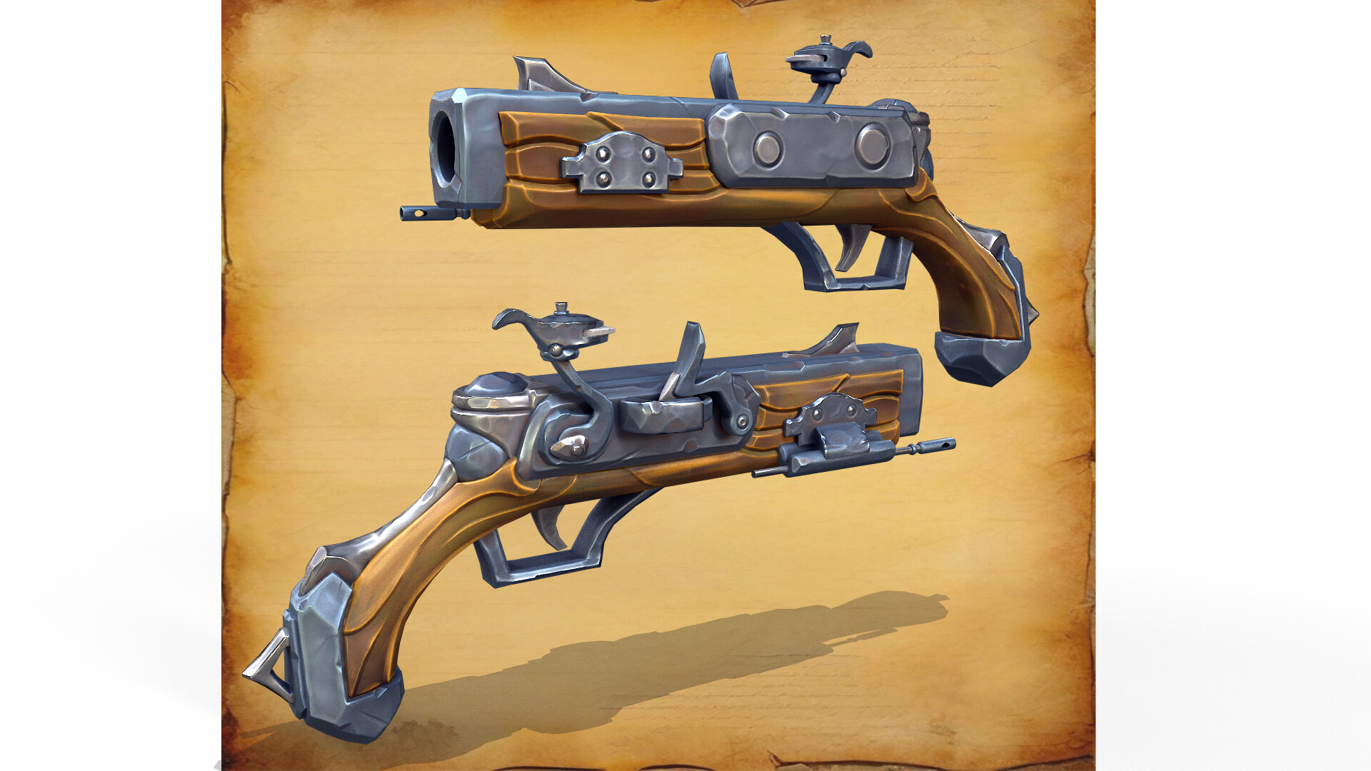 ArtStation - Stylized Musket