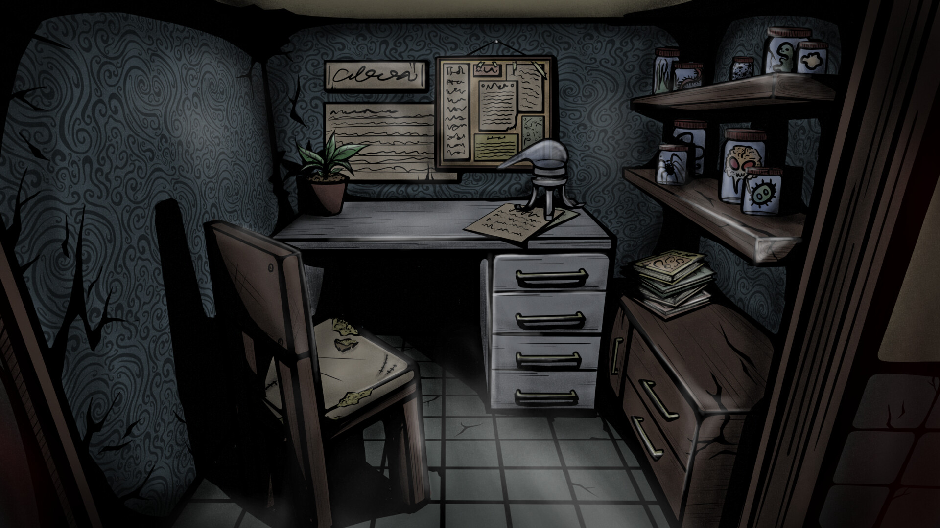 ArtStation - "The Pandora File" point and click horror game