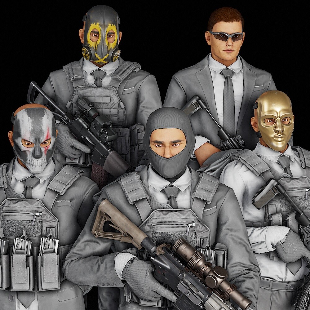 ArtStation - Modular Bank Robbers