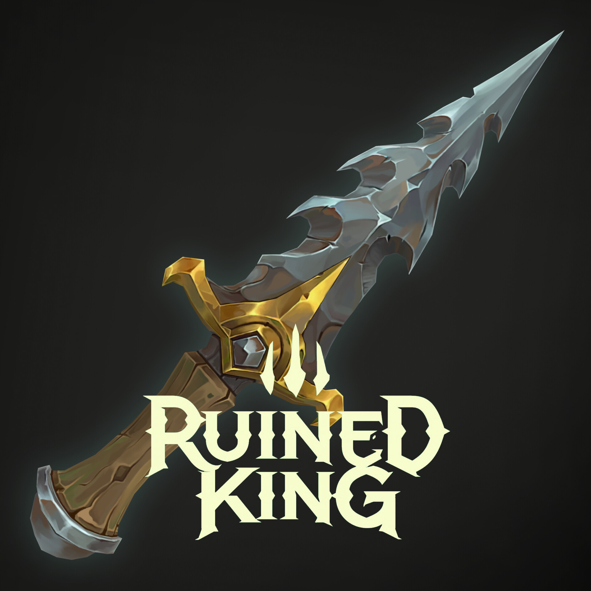 ArtStation - Hand-Painted Dagger - Ruined King Fan Art