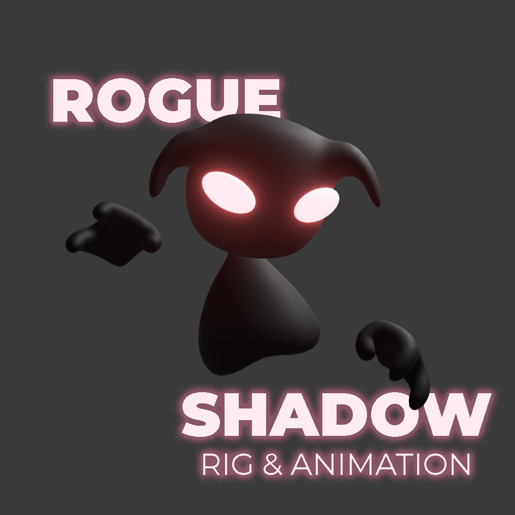 Achmad Rafidani Aufar - Rogue Shadow 3D Rig & Animation [Blender]