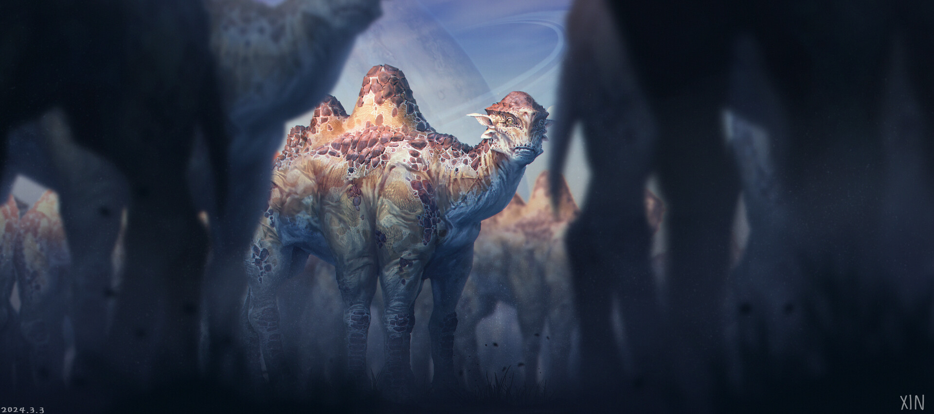 ArtStation - Alien creature concept design