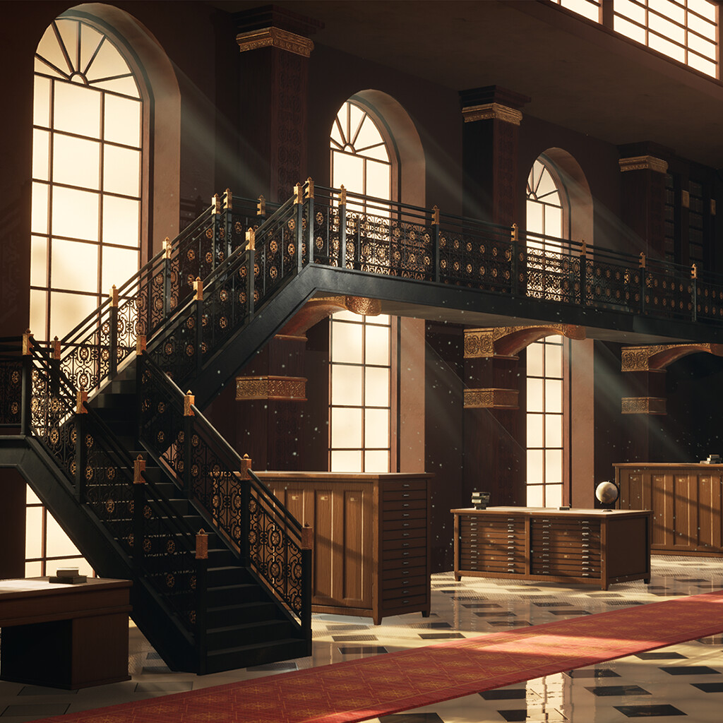 ArtStation - Modular Environment - Bank of England