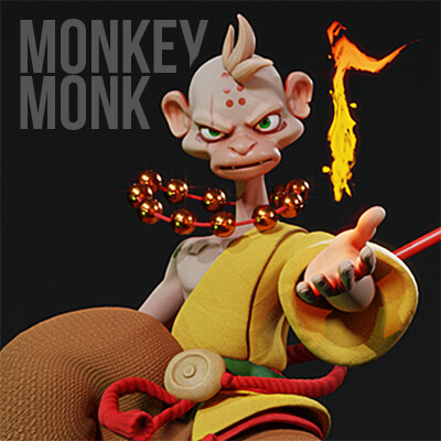 ArtStation - Monkey Monk