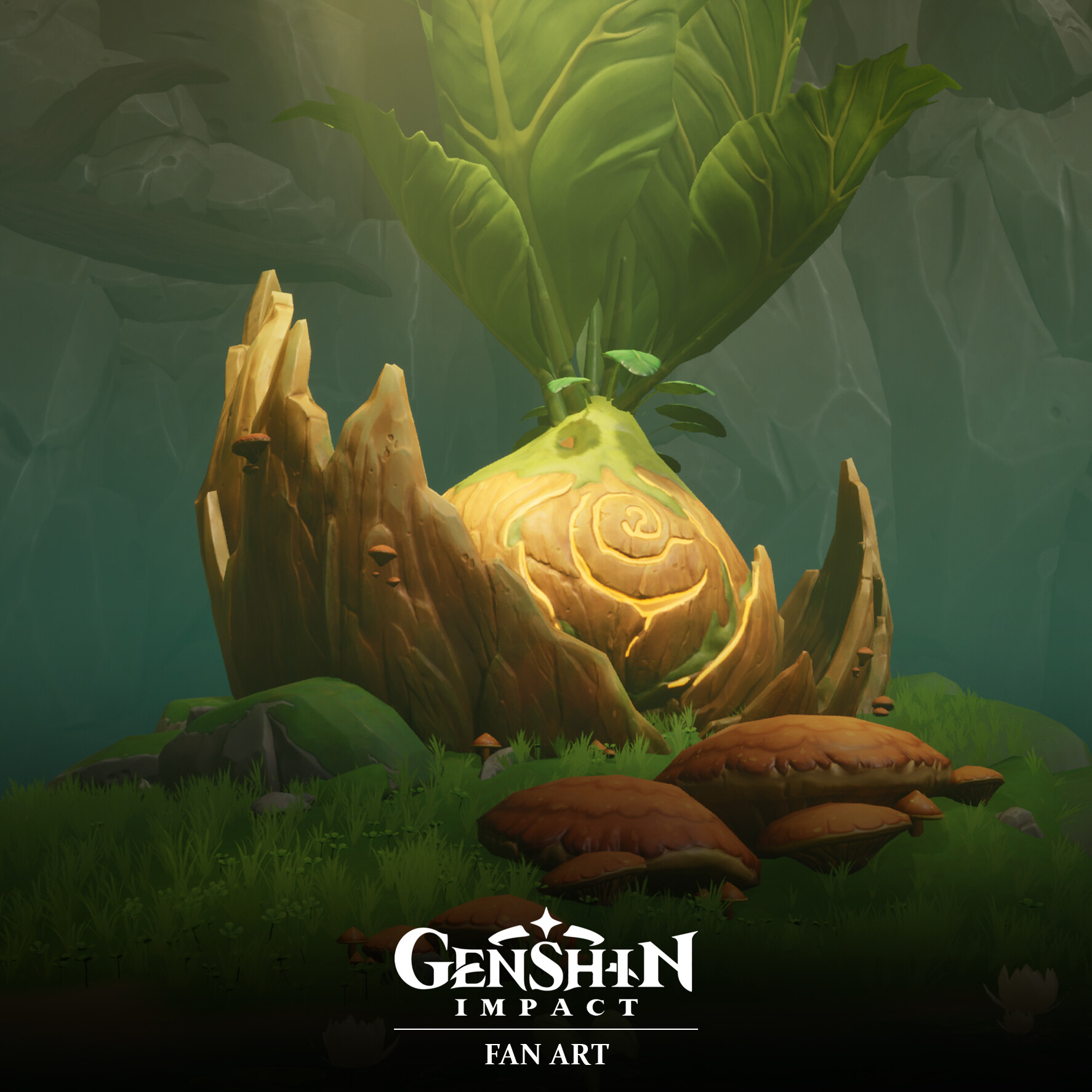 ArtStation - Fan art : GenShin Impact "Vanarana Tree"