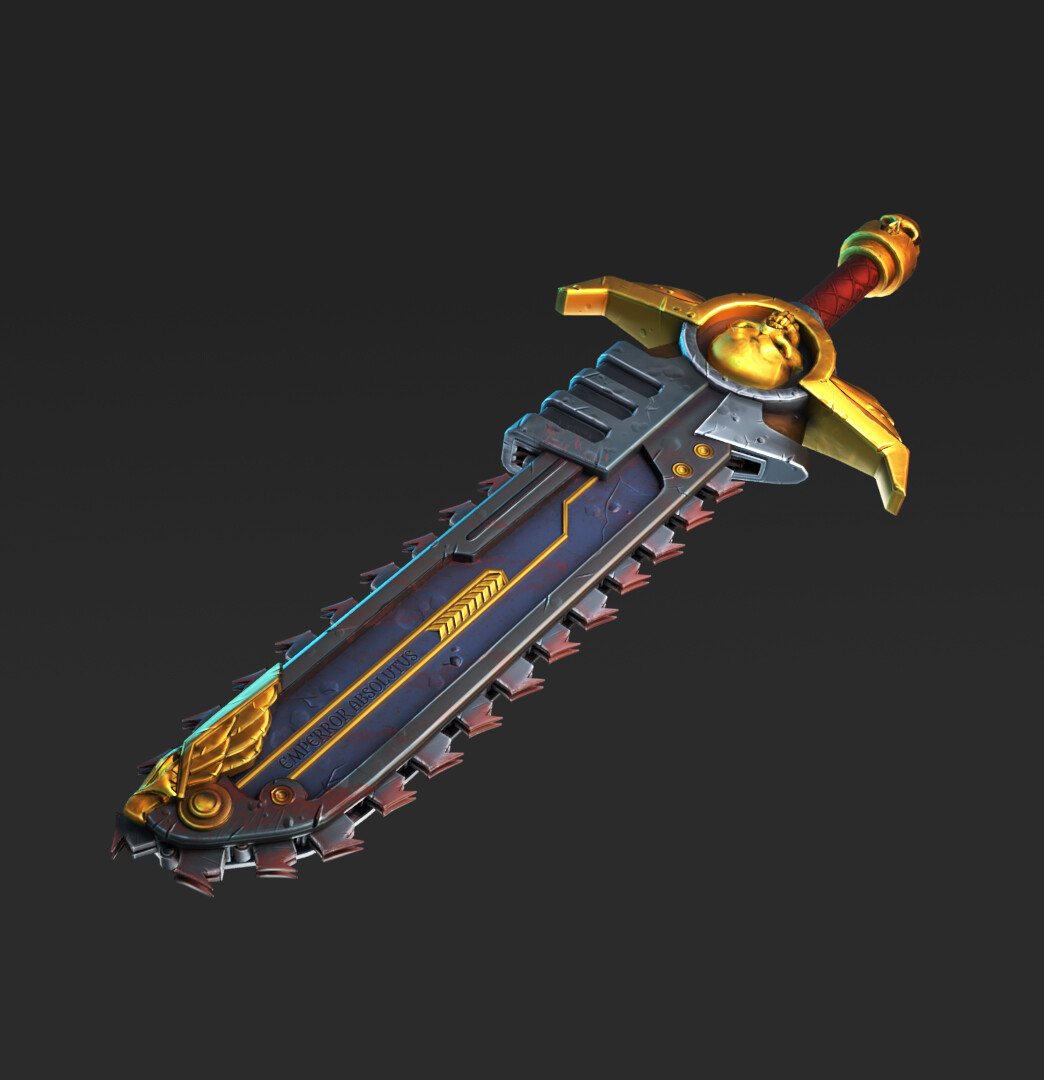 ArtStation - Warhammer 40k Stylized ChainSword