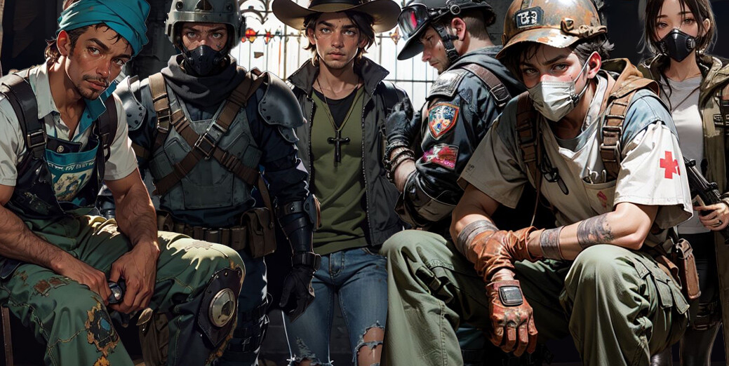 ArtStation - 400 Post-Apocalypse Illustration Megapack: Diverse Designs ...