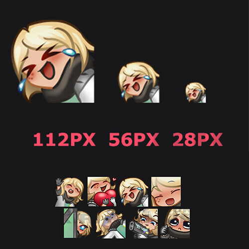 ArtStation - 8 Chat emotes / icons
