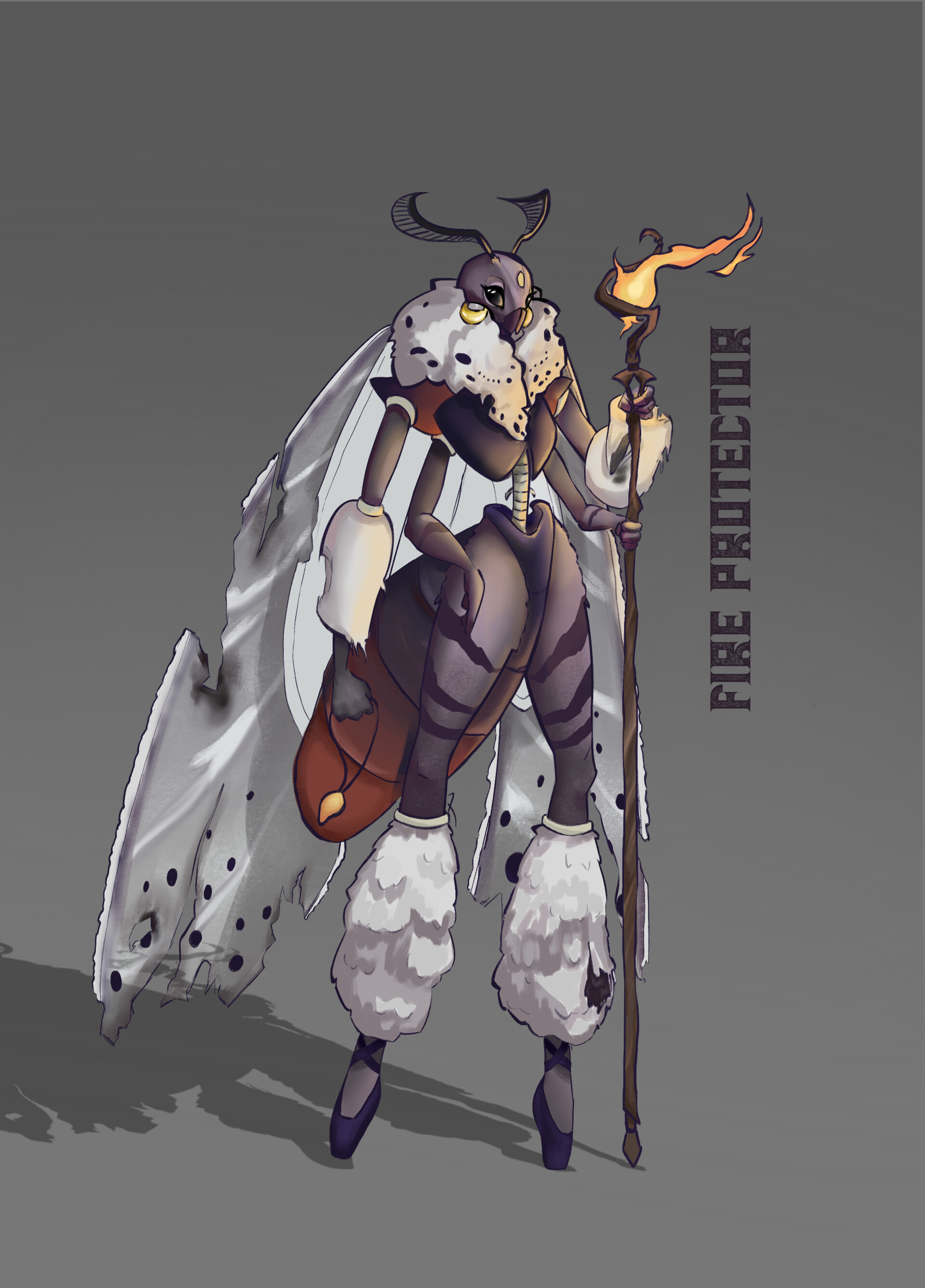 ArtStation - Moth Fire Protector