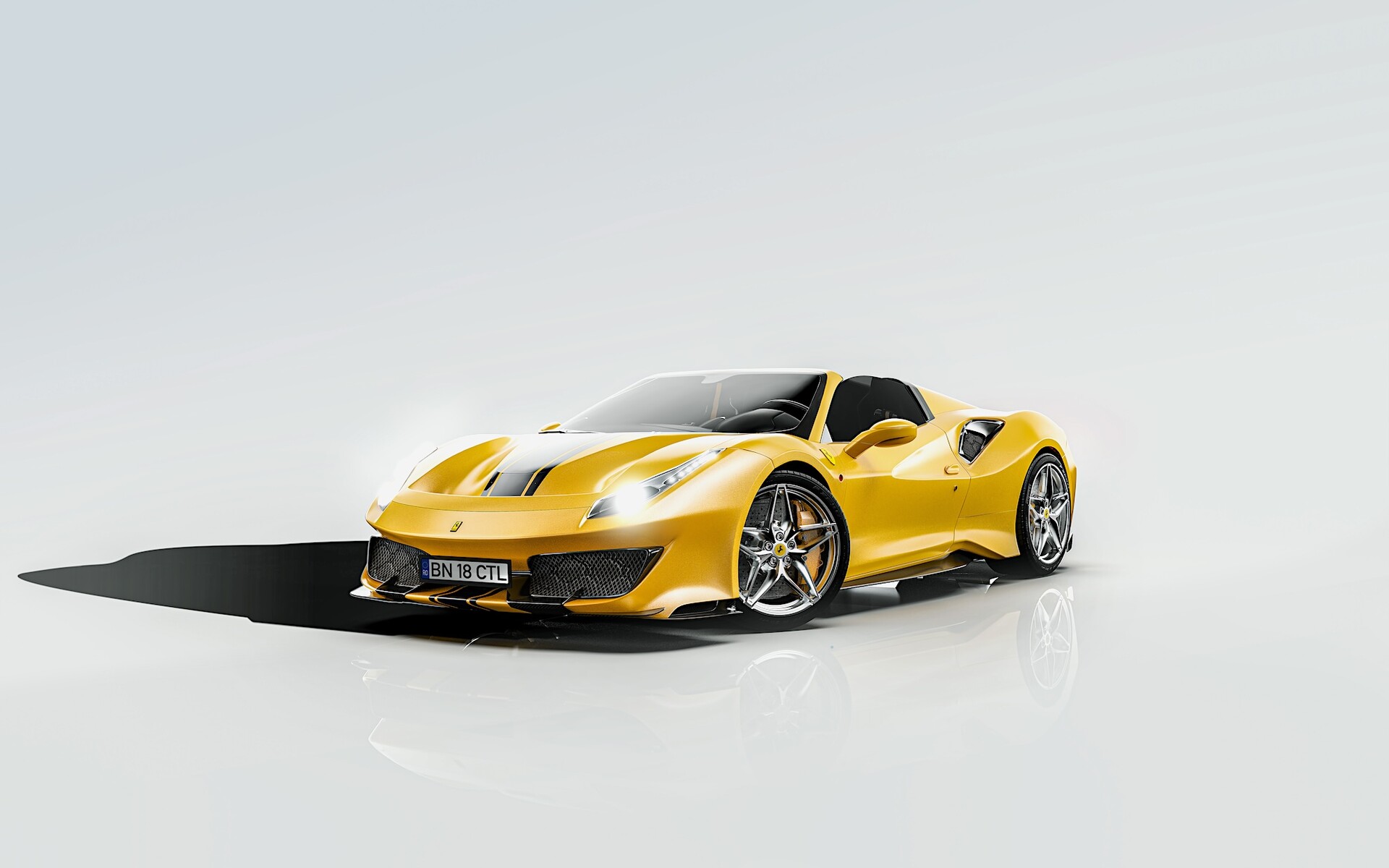 ArtStation - Ferrari 488 Pista Spider