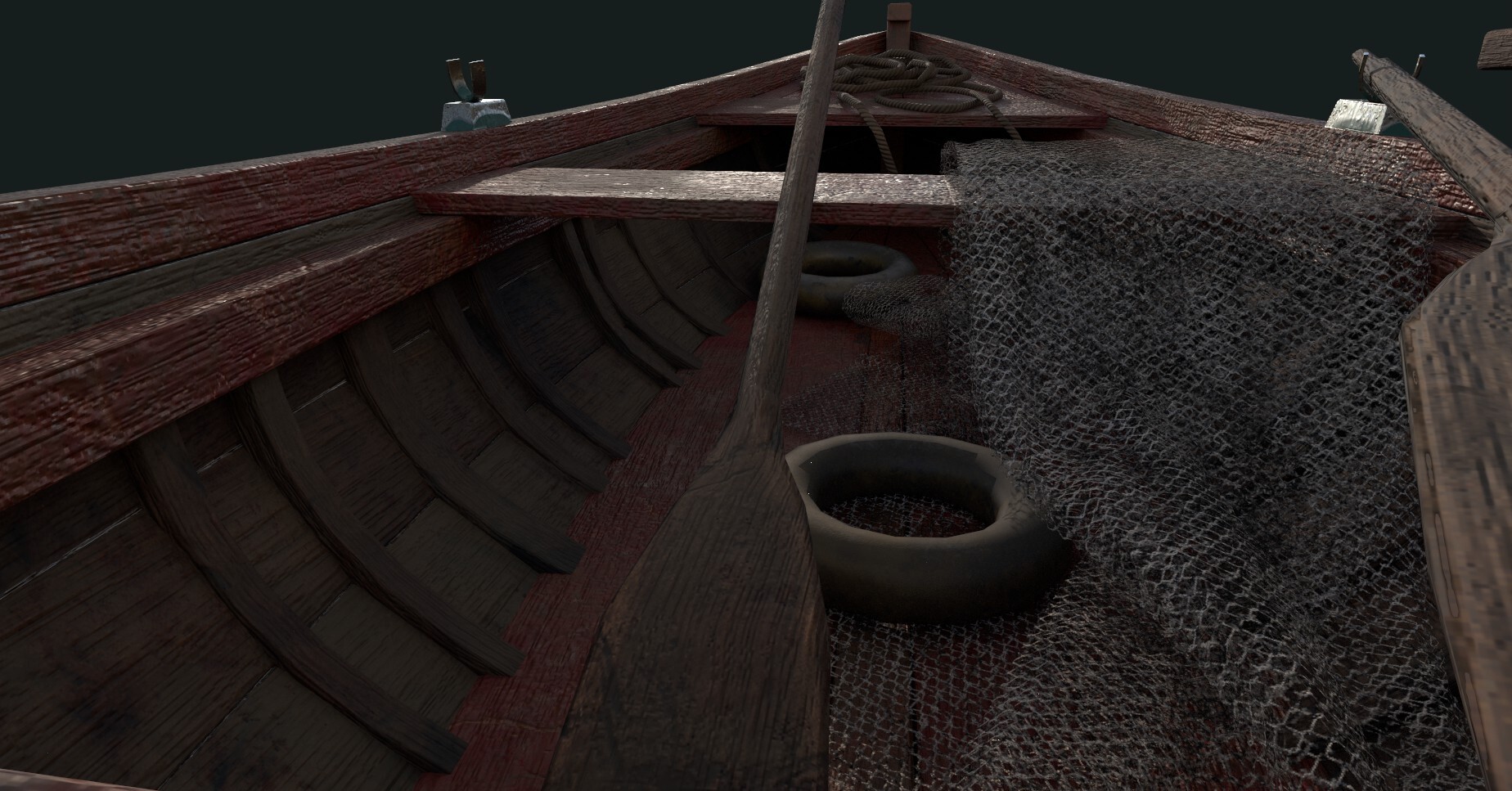 ArtStation - old boat / painted boat / boat / old painted boat / dusty boat