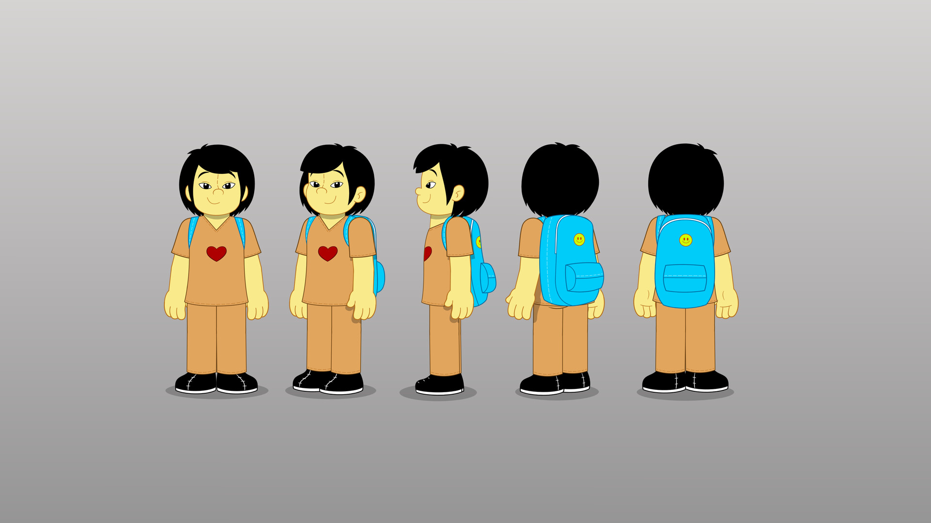 ArtStation - 2D Cut-Out Character Rigging