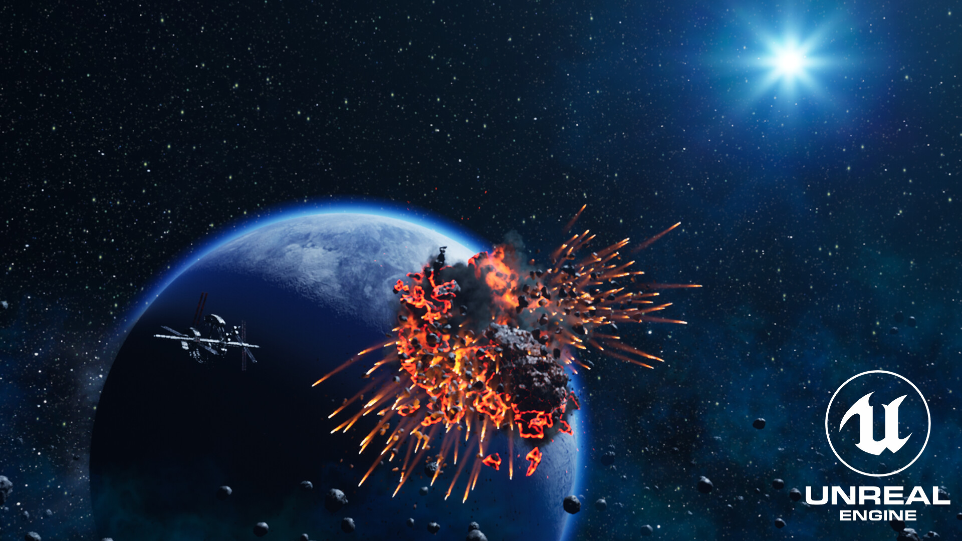 ArtStation - Asteroid Explosion VFX Unreal Engine