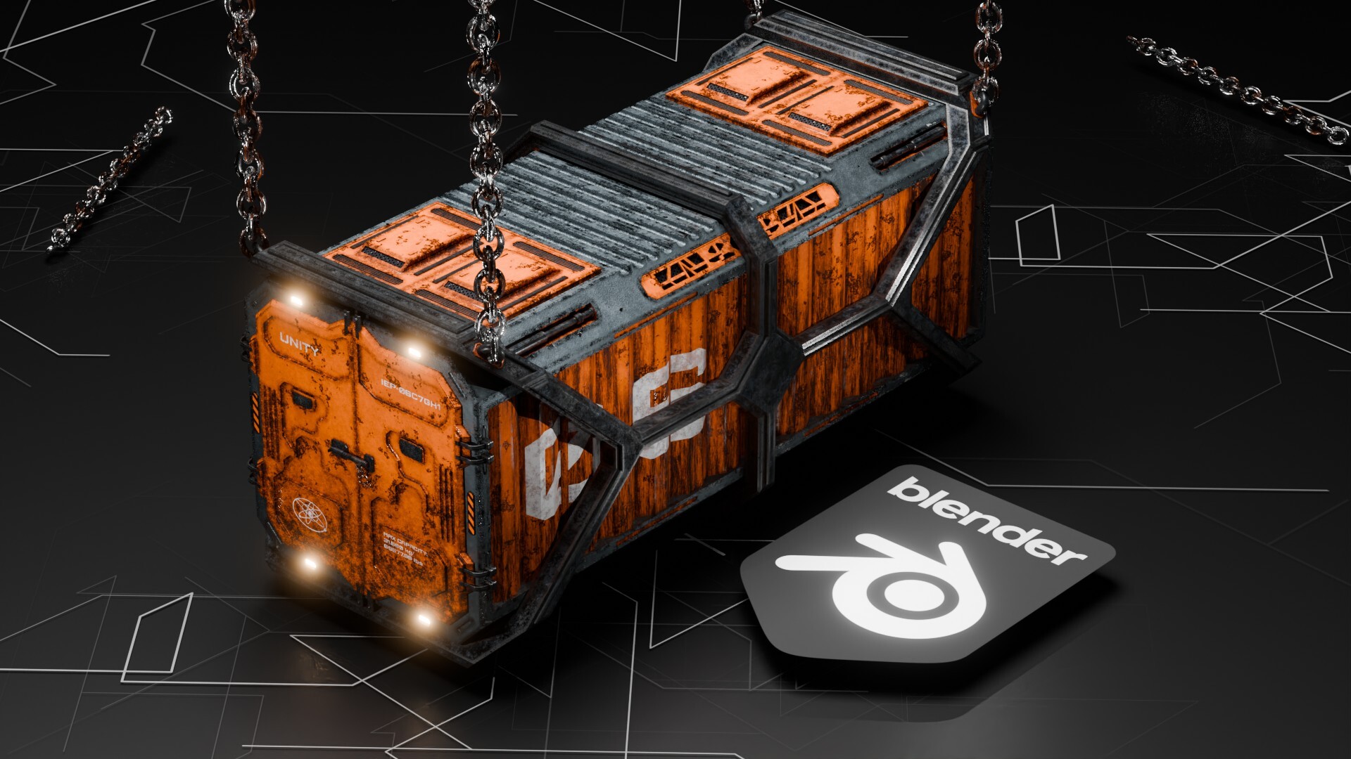 ArtStation - sci-fi container tutorial