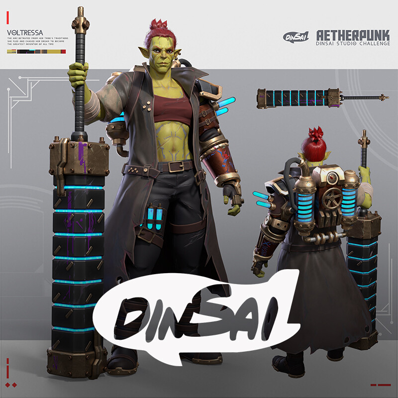 ArtStation - AETHERPUNK Project : Voltressa