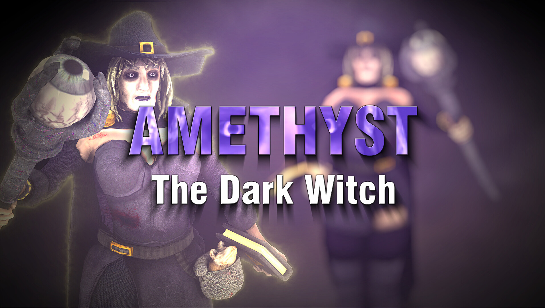 ArtStation - Amethyst The Dark Witch - Character Modeling - Original ...