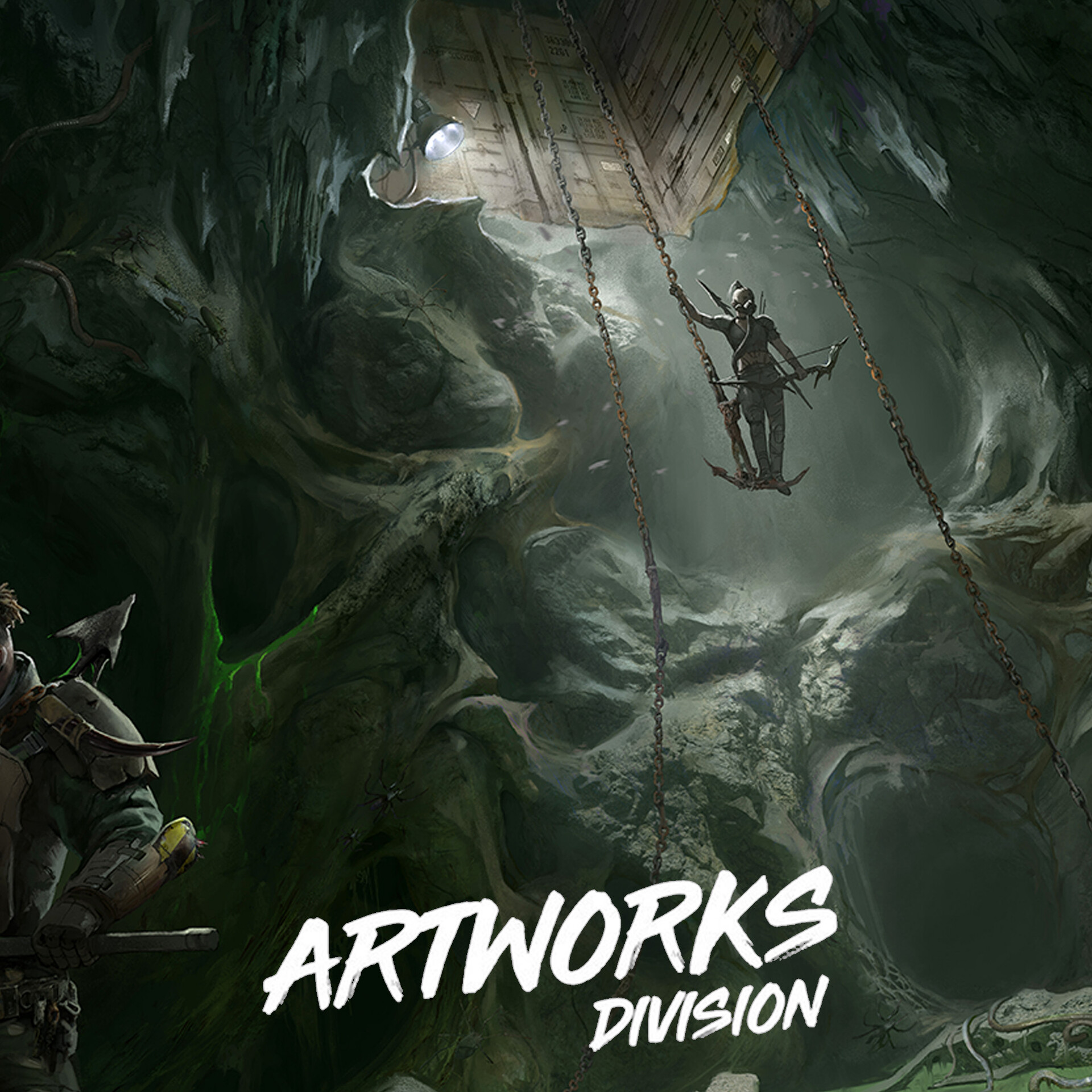 ArtStation - Scavengers-Sand Creeper Cavern environment