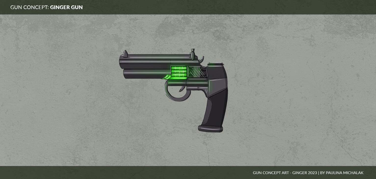 ArtStation - Gun Concept Art - GINGER GUN
