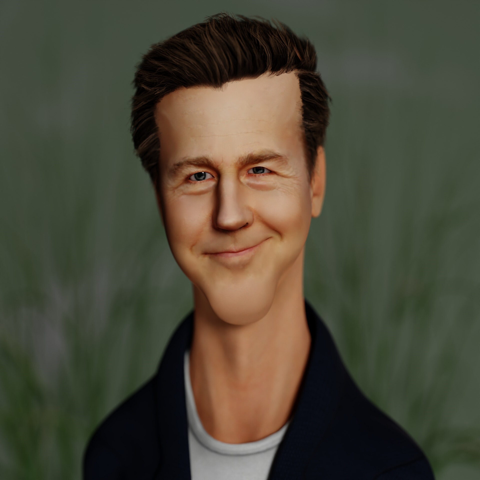 ArtStation - Edward Norton caricature