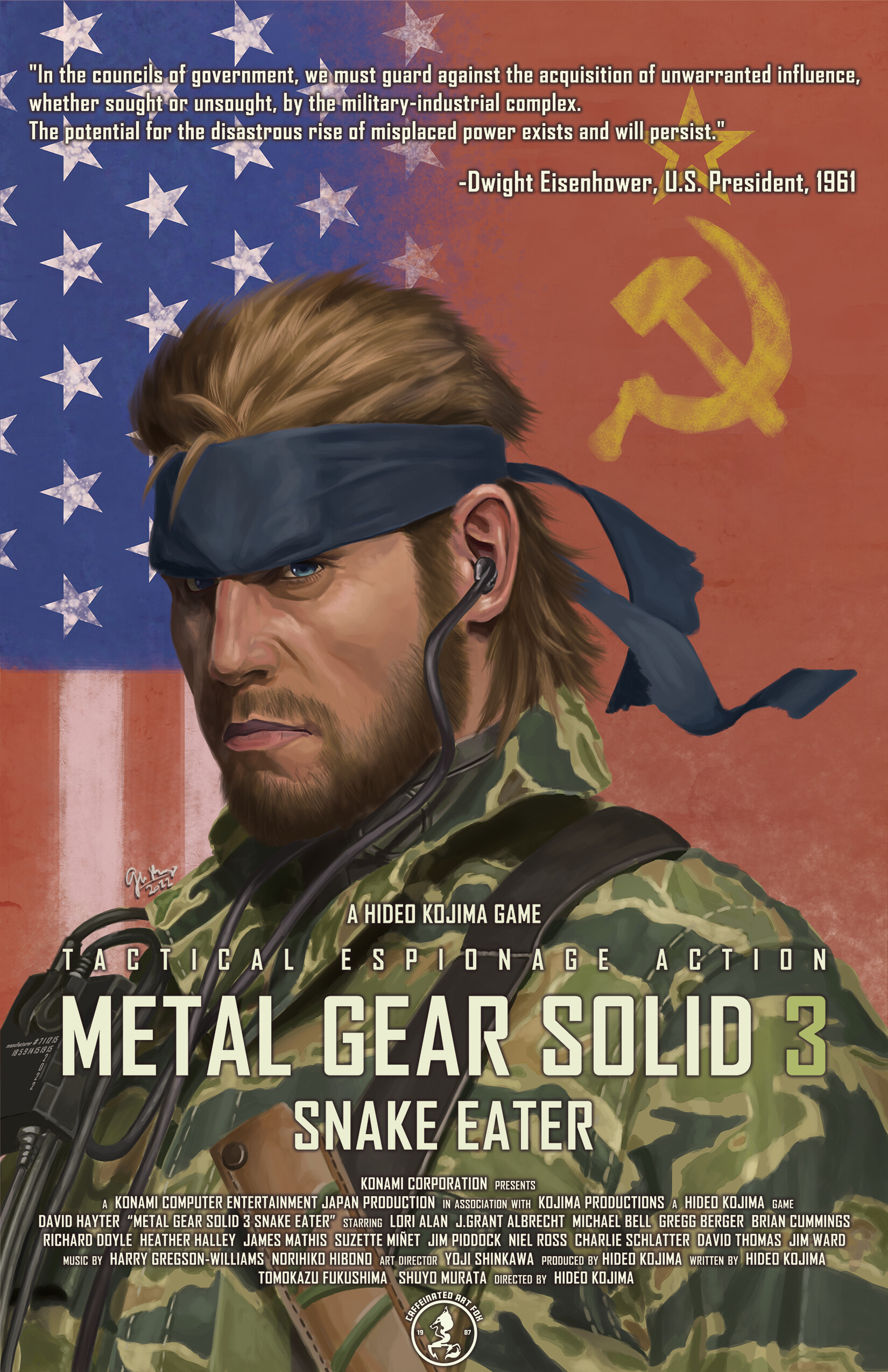 ArtStation - Metal Gear Solid 3 movie poster