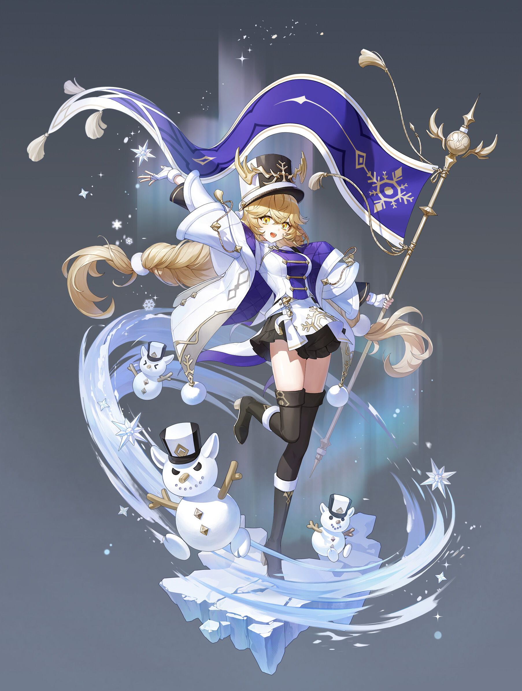 ArtStation - Winter deer soldier