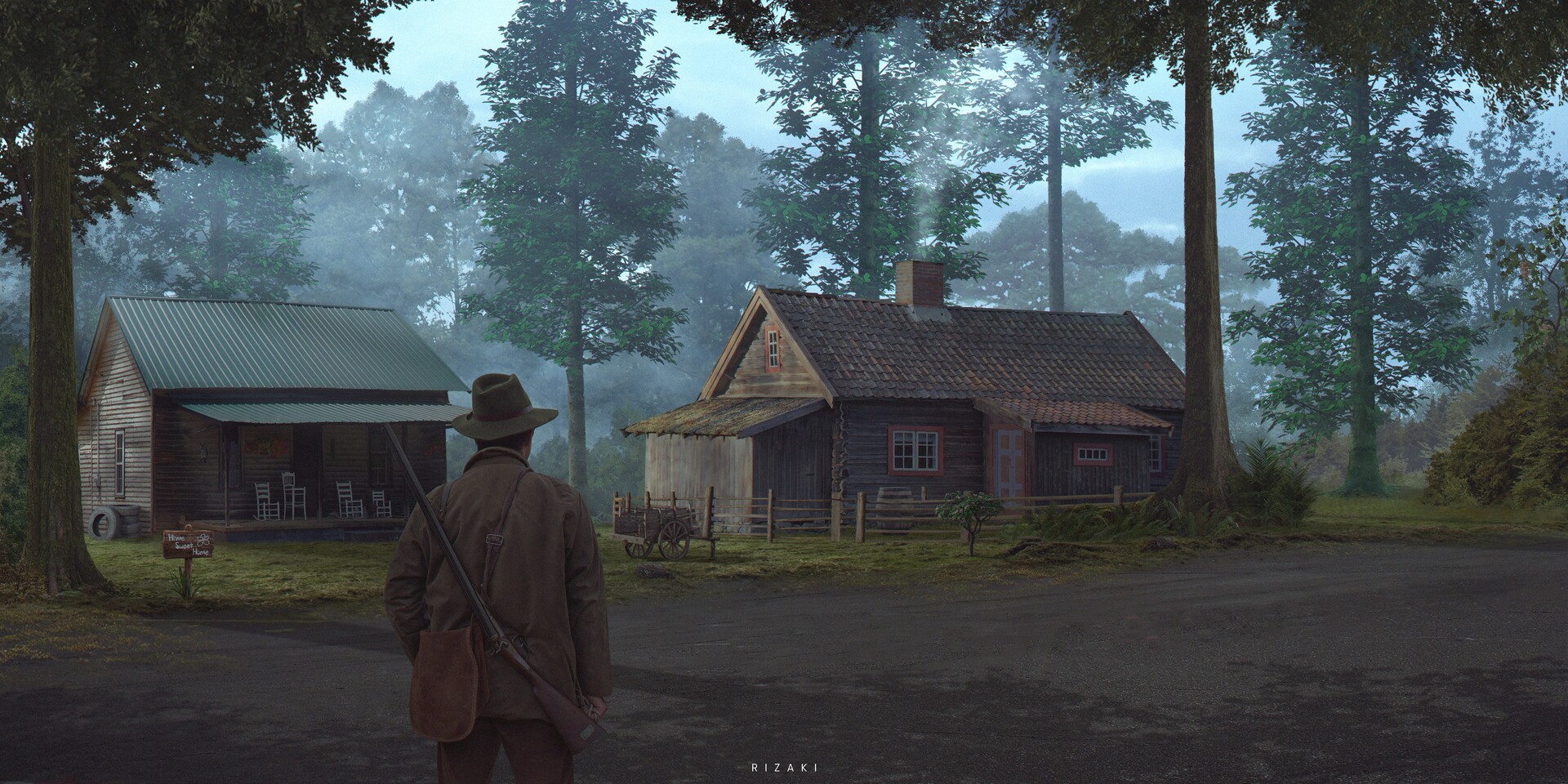 ArtStation - The Hunter House