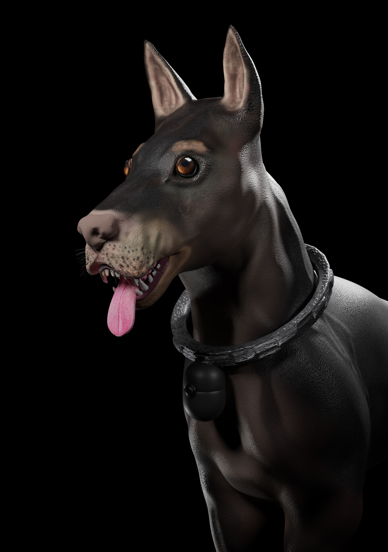 ArtStation - Realistic Dog Model
