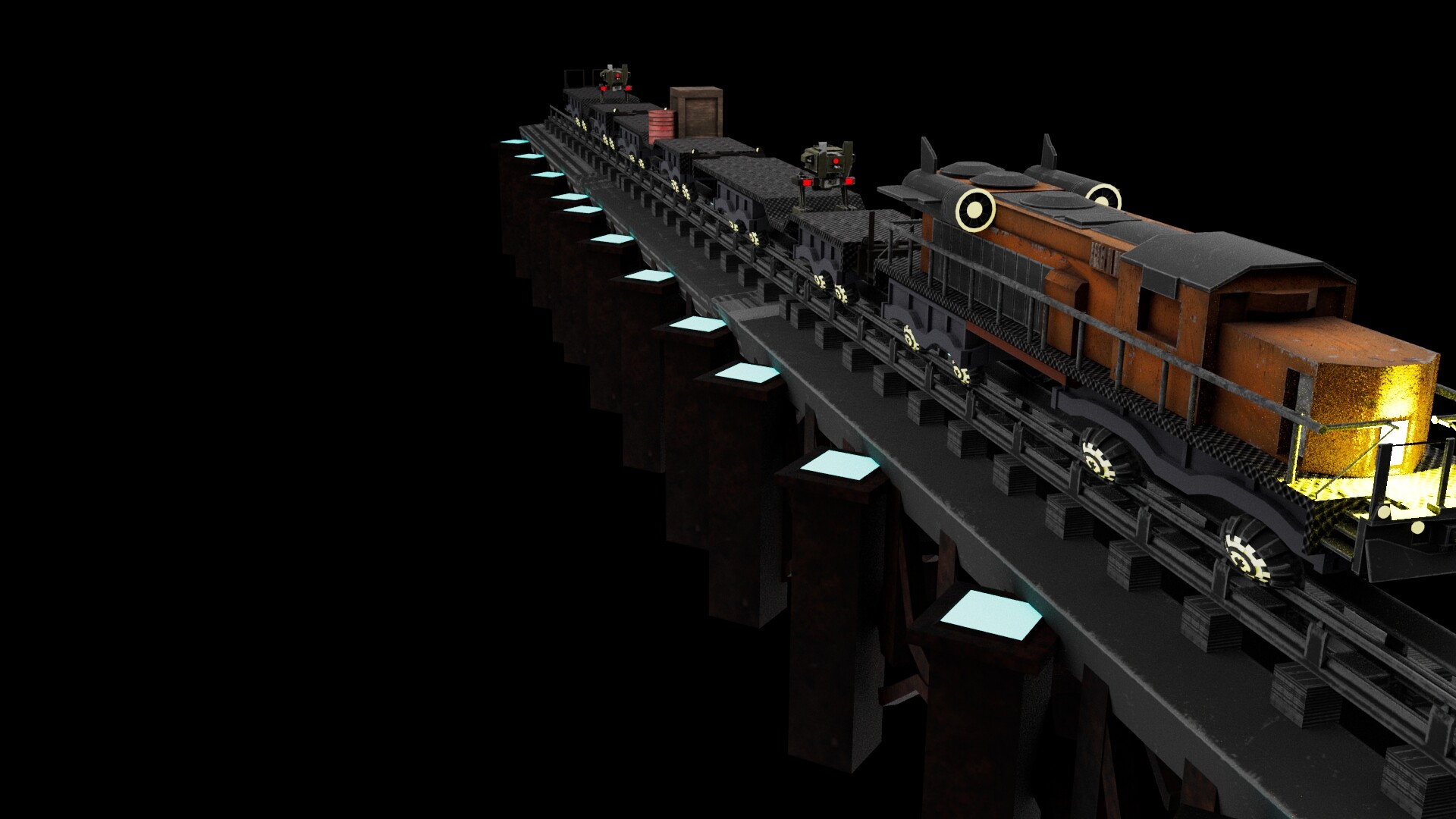 ArtStation - Dieselpunk train