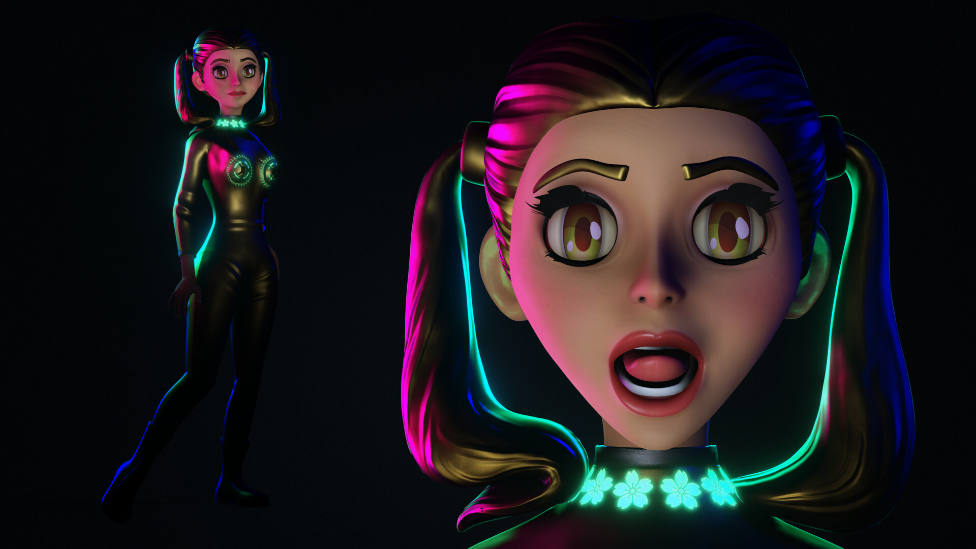 ArtStation - MetaHuman Metamorphosis: Crafting a Stylized Sci-Fi Anime ...