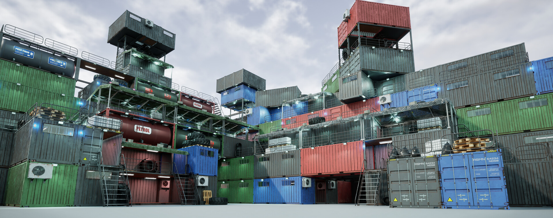 ArtStation - The Stacks - Modular Environment Kit