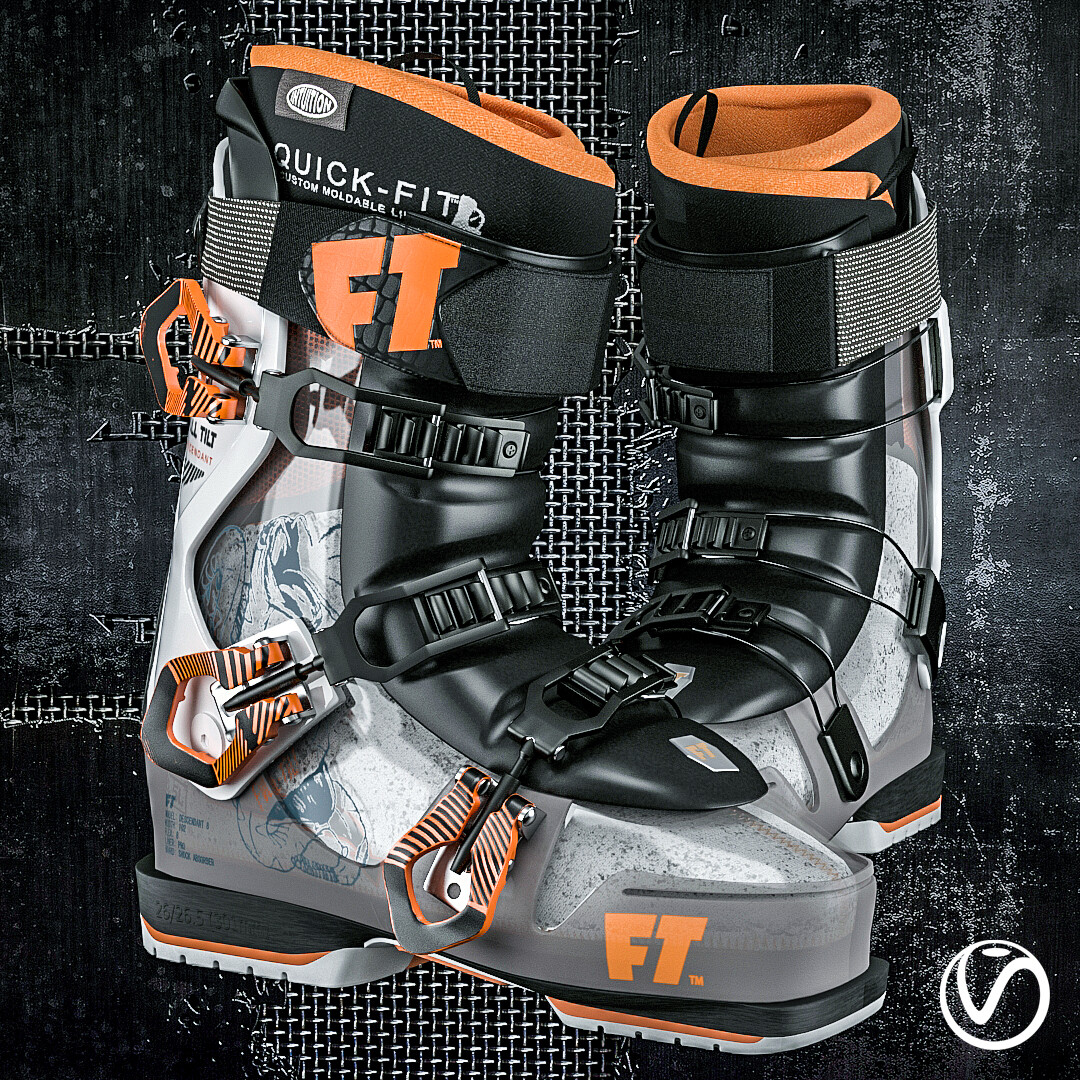 ArtStation - Ski boot