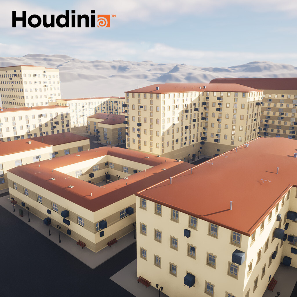 ArtStation - Procedural Building in Houdini