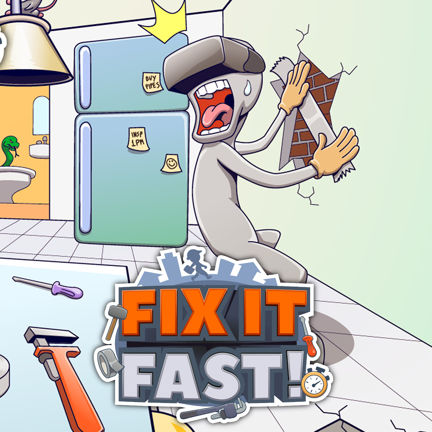 ArtStation - Fix It Fast Game Cover.