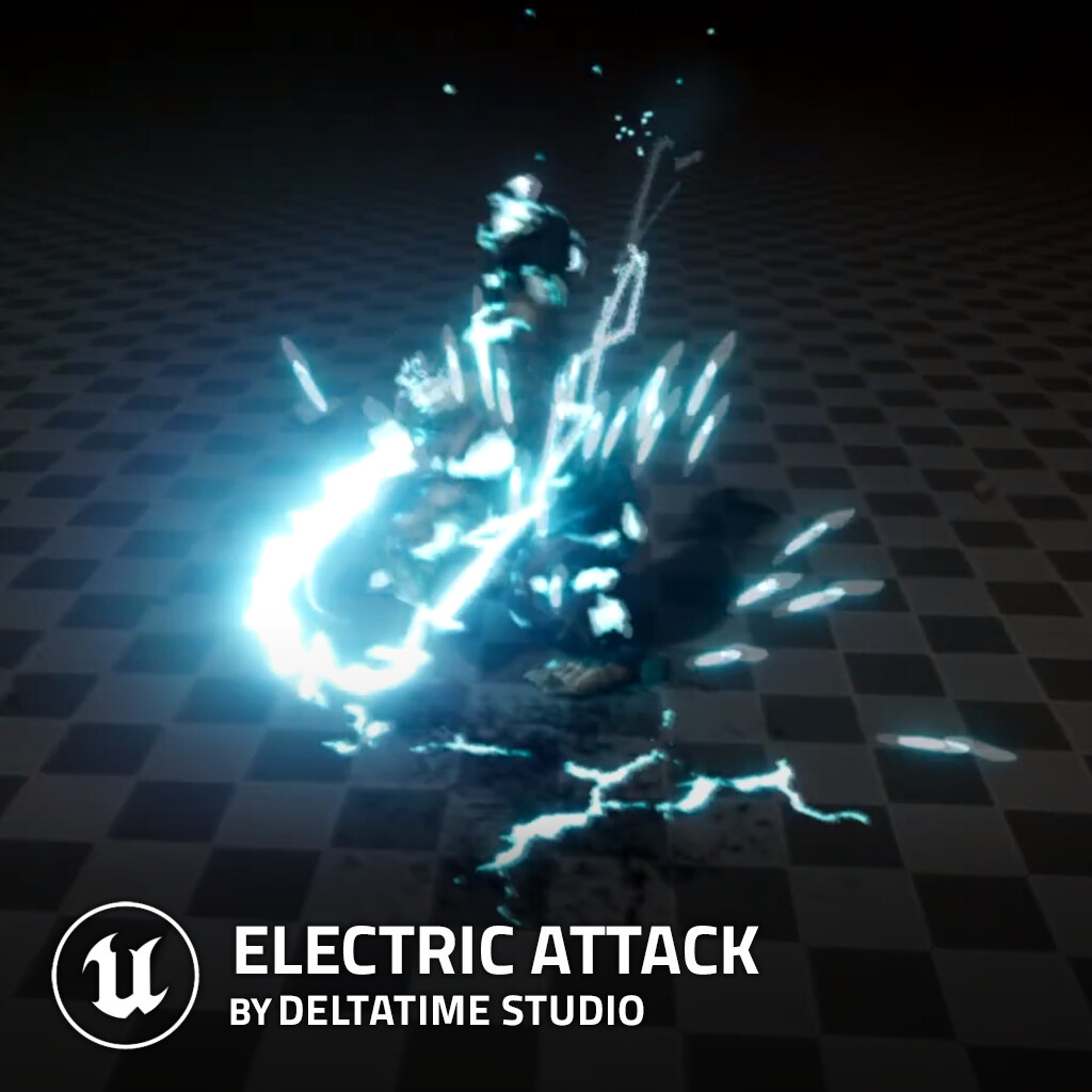 ArtStation - Monster Electric Attack VFX - Unreal Engine 5
