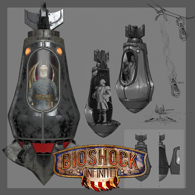 ArtStation - Bioshock Infinite Props