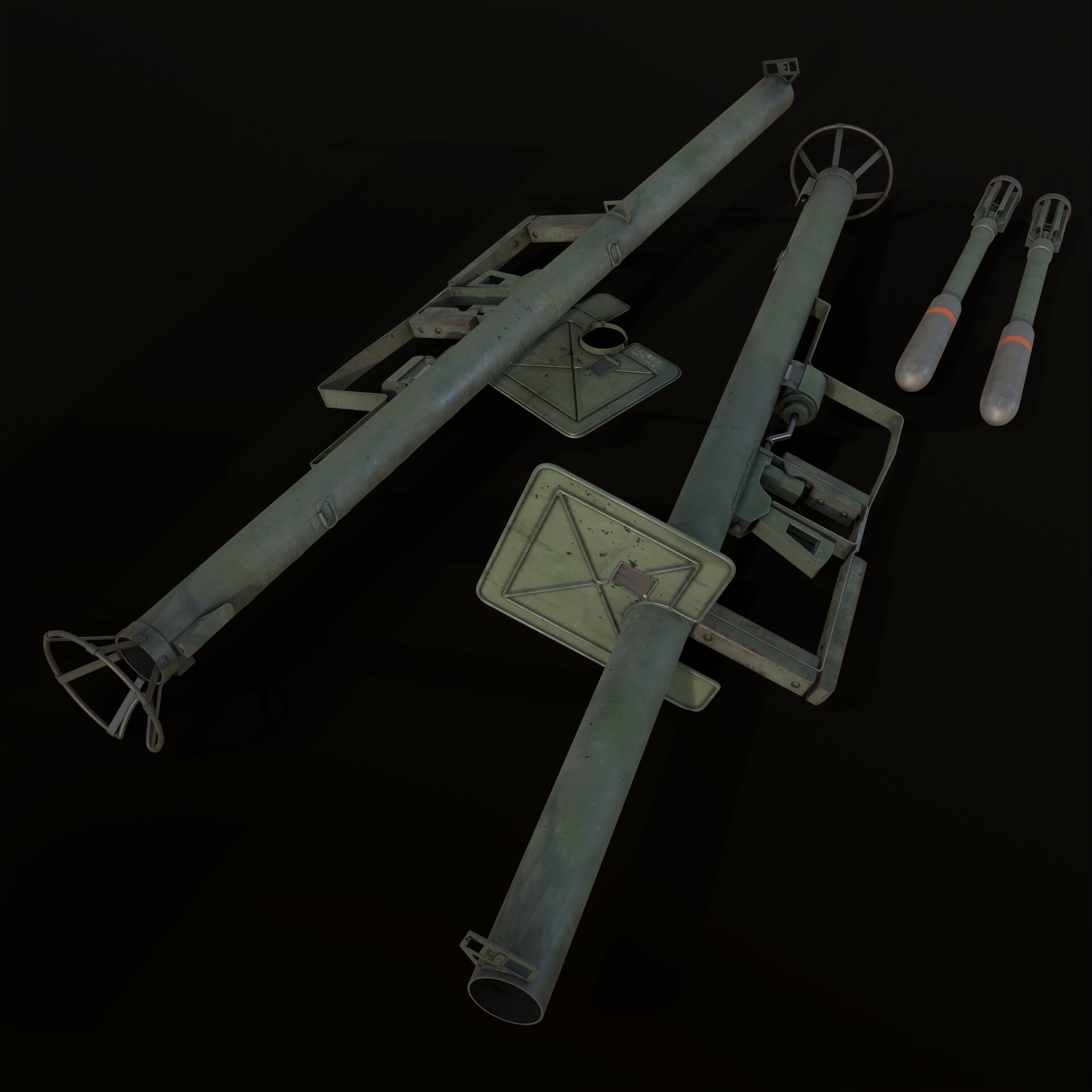 ArtStation - 44M Rocket launcher