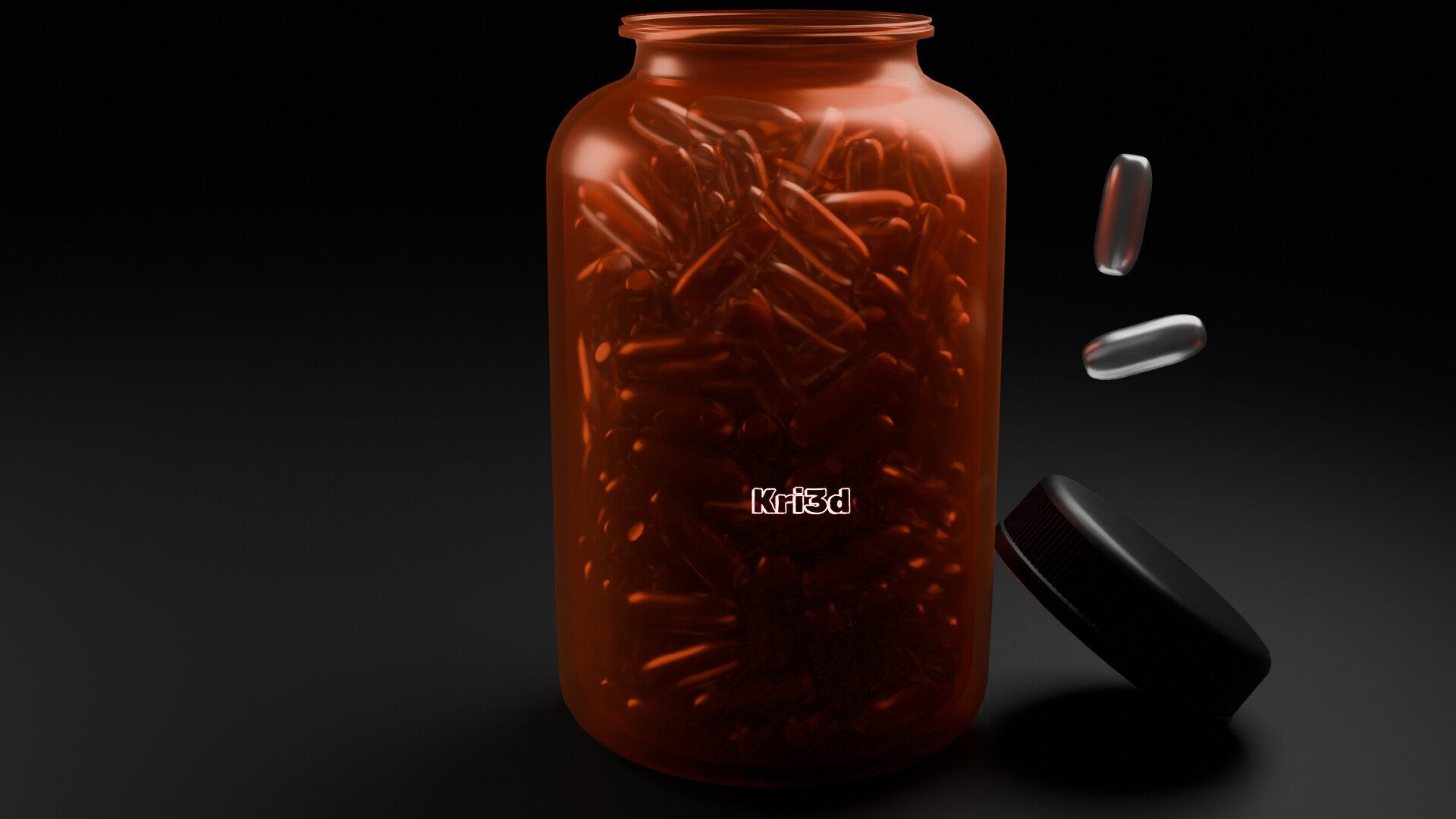 ArtStation - 3D Supplement Product Model with Animation